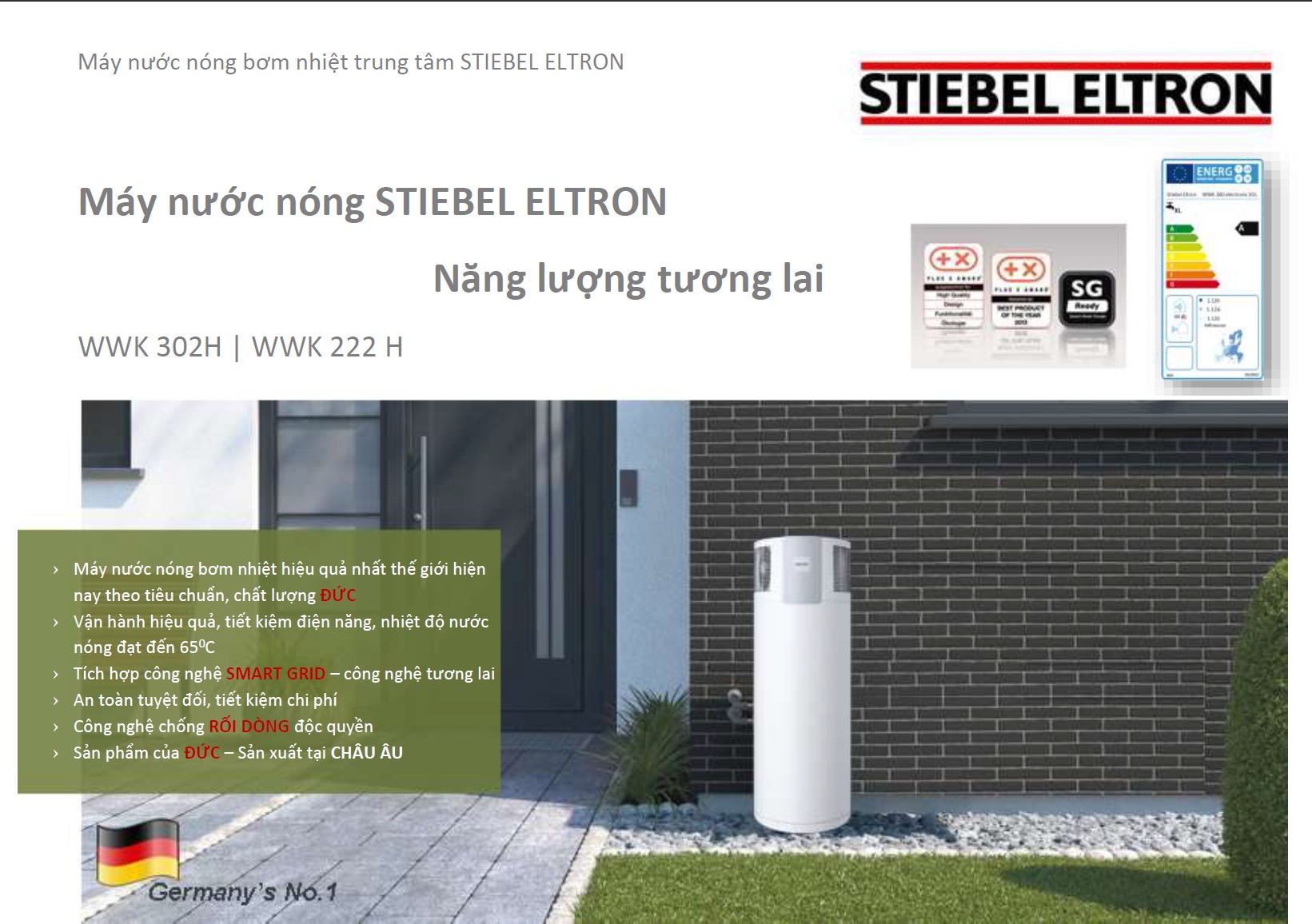 Hệ thống Heatpump Stiebel Eltron (Germany) – 288 Hoà Bình